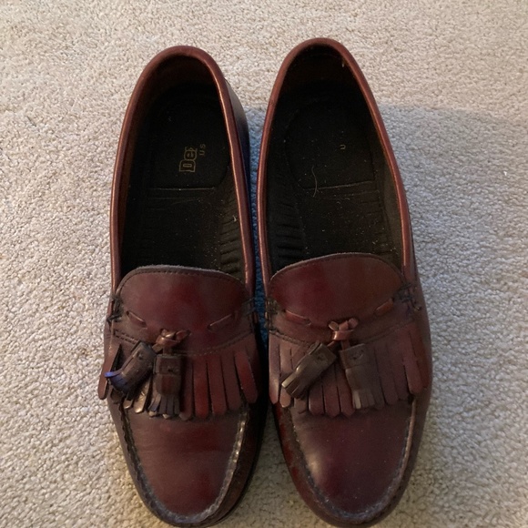 Dexter | Shoes | Dexter Leather Loafers Mens Size 95 M Burgundy Red ...